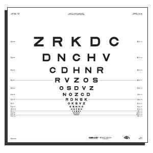ETDRS Chart 2 - 2000 Series for 10 feet (3 meters) – Sacor Inc.