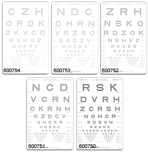 Sloan Eye Chart 2m Logarithmic Visual Acuity Chart